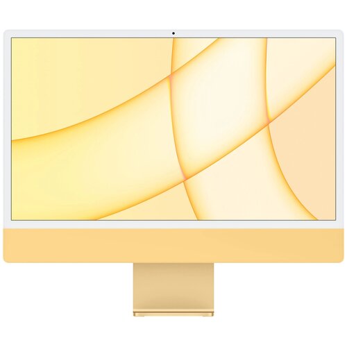 24" Моноблок Apple iMac 24" 2021 г. Z12S0024G, 4480x2520, Apple M1 2.064 ГГц, RAM 8 ГБ, SSD 256 ГБ, Apple M1 8-Core, MacOS, желтый