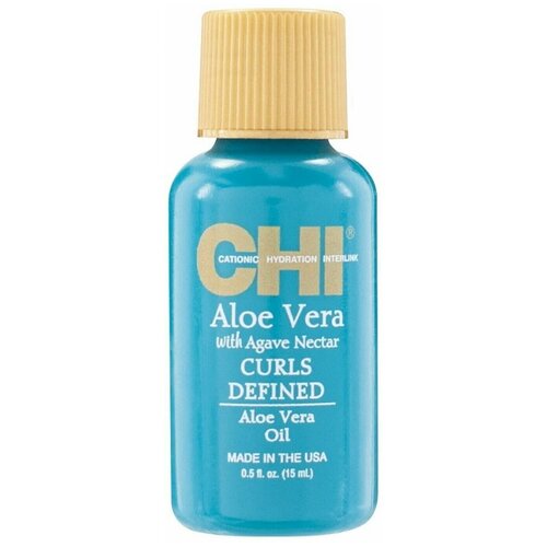 CHI Aloe Vera Oil Интенсивно увлажняющее масло, 15 мл, бутылка