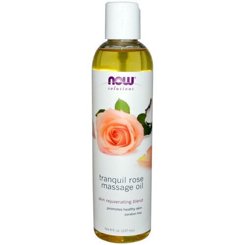 NOW Масло для тела Tranquil Rose Massage Oil, 237 мл
