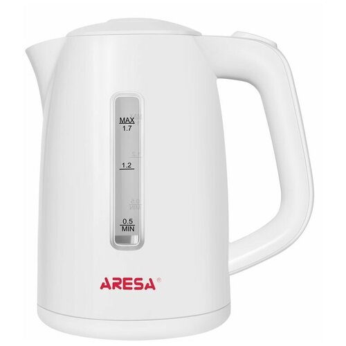 Чайник электрический ARESA AR-3469 1,7 л, 1850-2200 Вт, белый