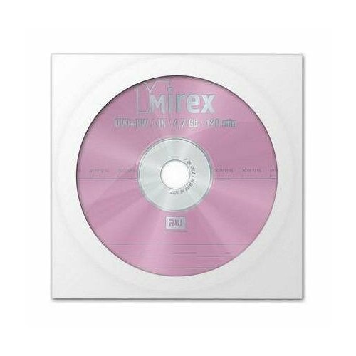 Диск DVD+RW Mirex 4.7 Gb, 4x, Бум. конверт (1), (1/150)