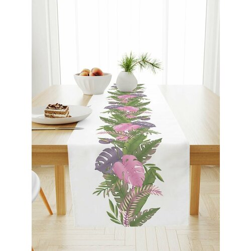 Дорожка на стол Цветы и растения 40х180 см №93