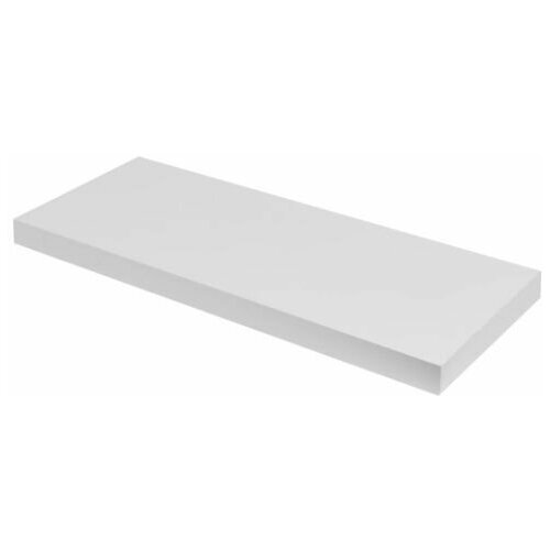 Полка мебельная White 60x23.5x3.8 см МДФ цвет белый