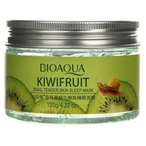 BioAqua Kiwifruit ночная маска с киви, 120 г, 120 мл