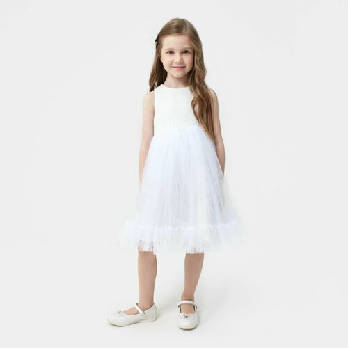 Платье Minaku, размер 128, белый