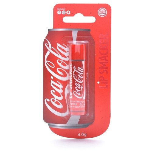 Lip Smacker Бальзам для губ с ароматом Coca-Cola, красный