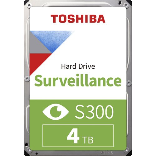 Жесткий диск Toshiba SATA3 4Tb Surveillance S300 (SMR) 5400 256Mb (analog HDWT740UZSVA) (HDWT840UZSVA)