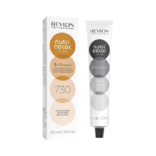 Revlon Professional Краситель прямого действия Nutri Color Filters 3 In 1 Cream, 730 golden blonde, 100 мл, 122 г