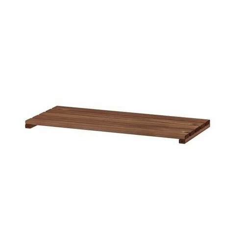 Полка для садового стеллажа IKEA TORDH турд, 70x32 см, коричневая морилка