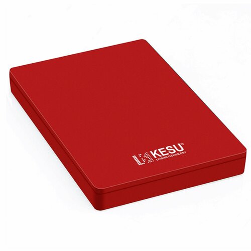 Внешний HDD Kesu, 500 Gb, USB 3.0 , красный