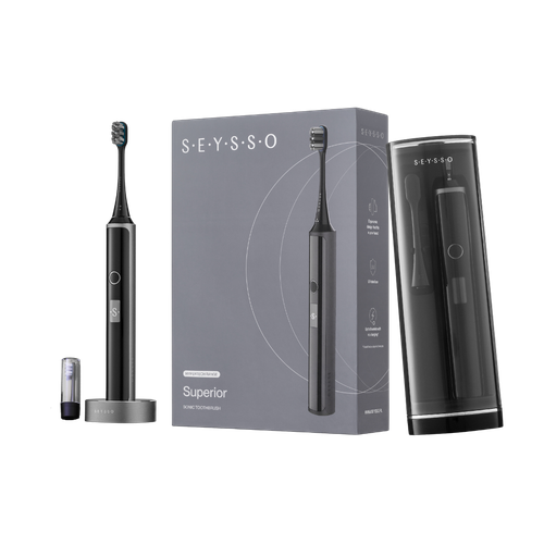 Зубная щетка SEYSSO Hypertech Superior, черный