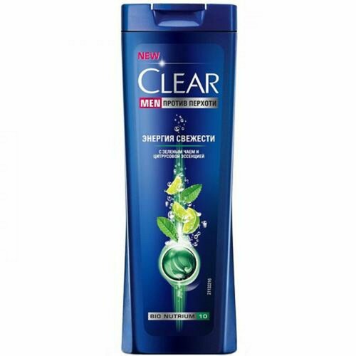 Шампунь для волос Clear Vita Abe Энергия, Свежести мужской, 400 мл