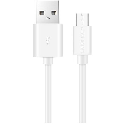 Дата-кабель USB 2.1A для micro USB More choice K13m TPE 1м White