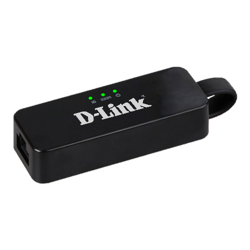 Сетевой адаптер DUB-1312/B2A D-Link DUB-1312/B2A, USB 3.0 to Gigabit Ethernet Adapter