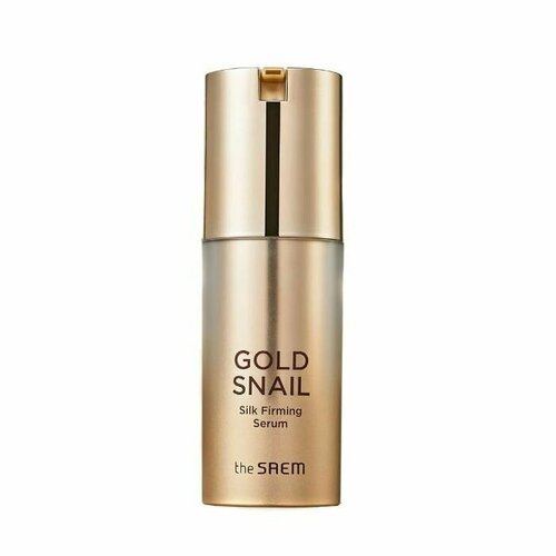 The Saem Укрепляющая сыворотка для лица с муцином улитки и 24К золотом 30 мл Gold Snail Silk Firming Serum