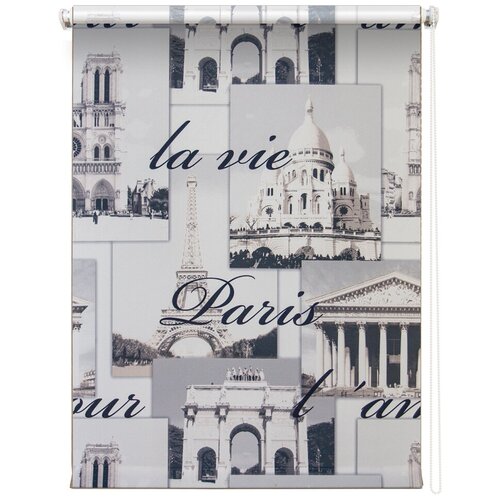 Рулонная штора Уют Рулонная штора Уют Париж, 50х175 см, серый