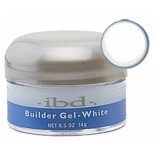 Ibd гель LED/UV Builder gel конструирующий камуфлирующий, 14 мл, white