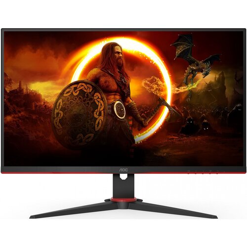 AOC Монитор AOC 27" Q27G2E черный/красный VA LED 1ms 16:9 HDMI матовая 3000:1 250cd 178гр/178гр 2560x1440 155Hz FreeSync Premium DP 2K 4.43кг Q27G2E