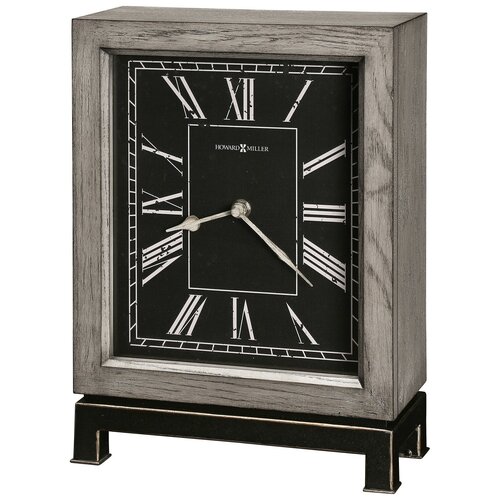 Часы  каминные Howard Miller Merrick черный/серый 31 см 23 см темный 10 см