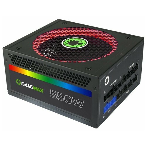 Блок питания GameMax RGB-550 550W черный BOX