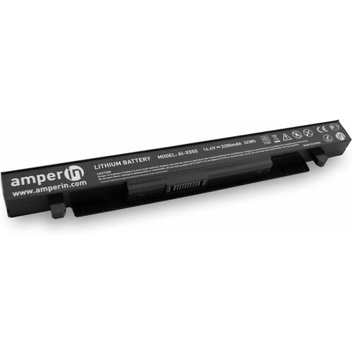 Аккумуляторная батарея Amperin для ноутбука Asus X550V (2200mAh)