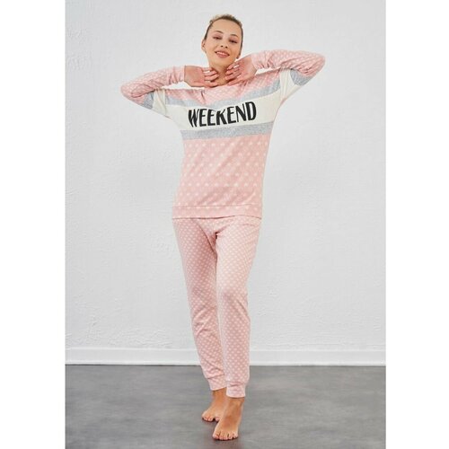 Пижама  Relax Mode, размер 50/52, розовый
