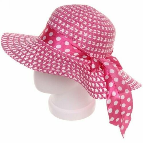 Шляпа , размер 58, розовый