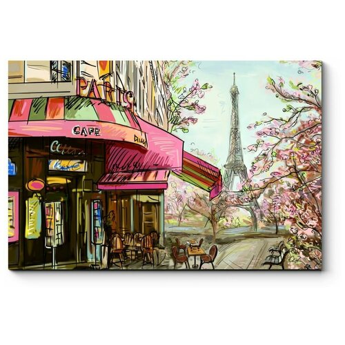Модульная картина Весенний Париж30x20