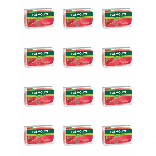 Palmolive Мыло туалетное Натурэль Свежая малина, смягчающее, 90 г 12 шт