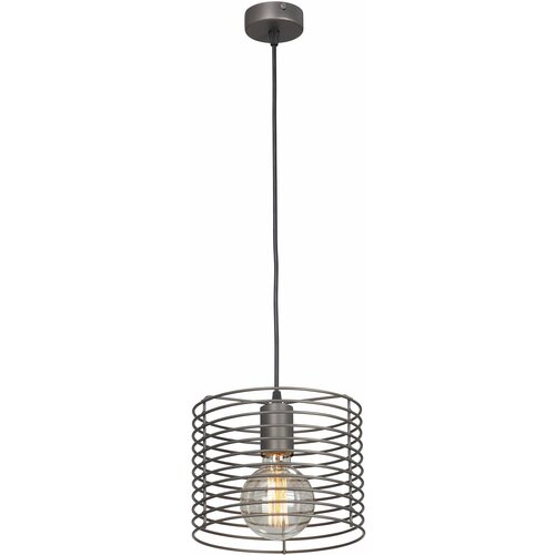 Подвесной светильник Vitaluce Vakero grey 1 лампа 3м Е27 цвет бронзовый графит