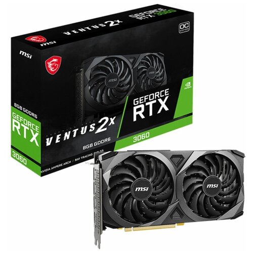 Видеокарта MSI RTX3060 VENTUS 2X 8G OC