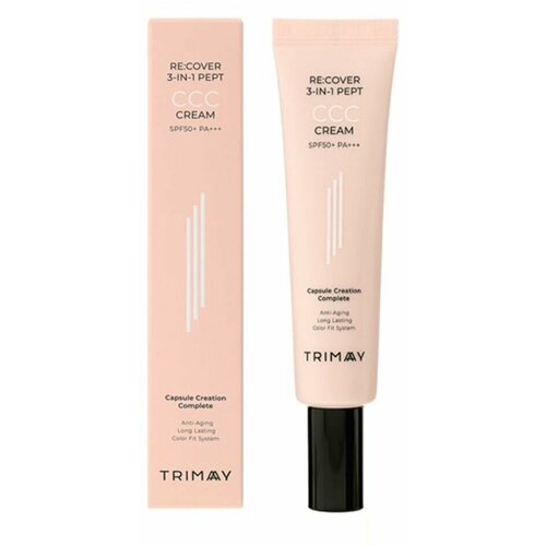 Trimay Тональный уходовый ССС крем с пептидами CCC Cream SPF50 PA