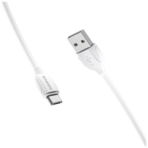 Кабель USB Micro USB BX19 1M Borofone белый
