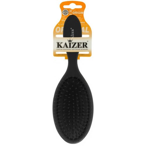 Щетка массажная KAIZER 22см пластик черная