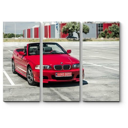 Модульная картина BMW 3 серии кабриолет80x57