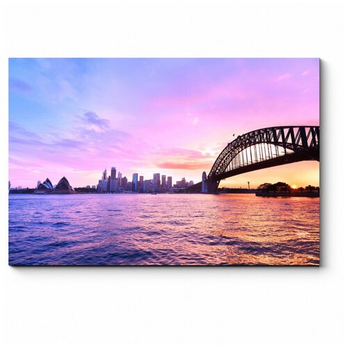 Модульная картина Неповторимая панорама Сиднея 40x27
