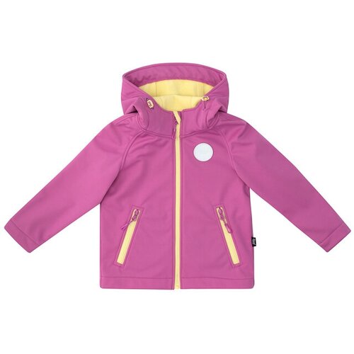 Куртка Oldos, размер 140-68-66, желтый, розовый