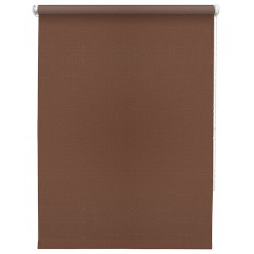 Рулонная штора Уют Шантунг, 120х175 см, Шоколадный