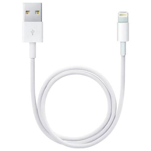 Кабель Apple USB (M)- Lightning (M), 2 м, 1 шт., белый