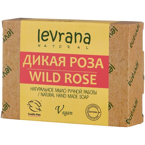 Levrana Мыло кусковое Дикая роза, 100 г