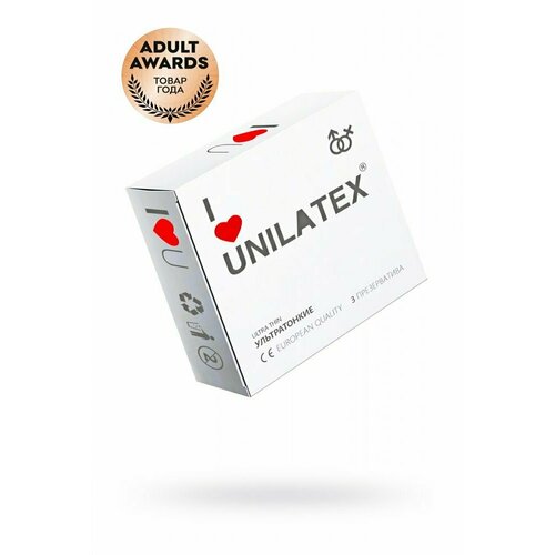 Презервативы Unilatex Natural Ultrathin ультратонкие № 3 шт