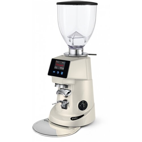 Кофемолка электрическая жерновая для дома и кофейни Fiorenzato F64 E Pearl White, белый жемчуг, техника для кухни