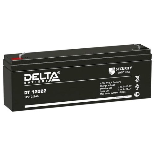 Аккумулятор 12В 2.2А. ч Delta DT 12022 (4шт.)