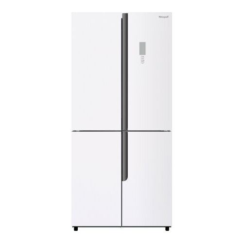 Холодильник side by side Weissgauff WCD 450 White Rock Glass NoFrost Inverter