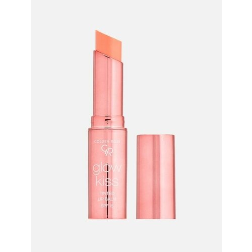 GOLDEN ROSE Тинт- бальзам для губ Glow Kiss Tinted Lip Balm, Peach Shake, №04