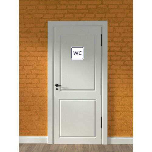 Наклейка информационная "WC (туалет)", 1 штука