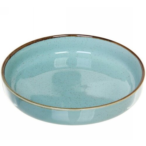Тарелка керамическая «Tiffany Blue» глубокая 20*4см