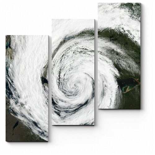 Модульная картина Космический циклон 110x117