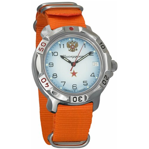 Наручные часы Восток Командирские, оранжевый