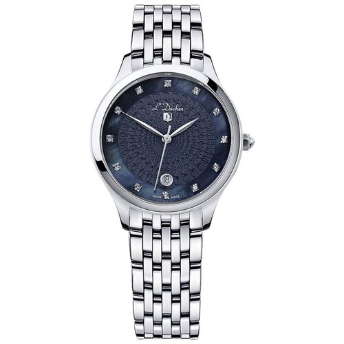 Наручные часы L'Duchen Grace D 791.10.37, серебряный, синий